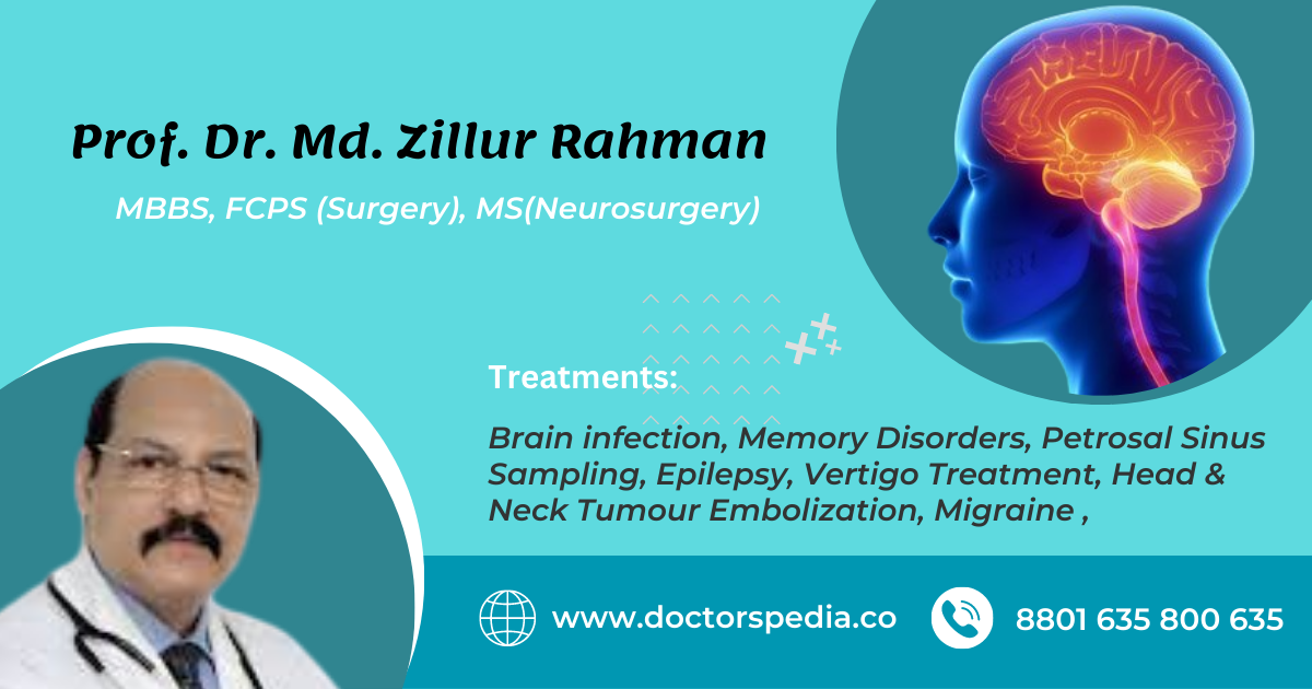 Prof. Dr. Md. Zillur Rahman | Neuro Surgeon in Dhaka | Doctorspedia