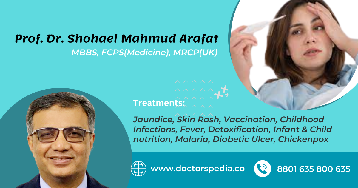 Prof. Dr. Shohael Mahmud Arafat | Medicine Specialist in Dhaka | Doctorspedia